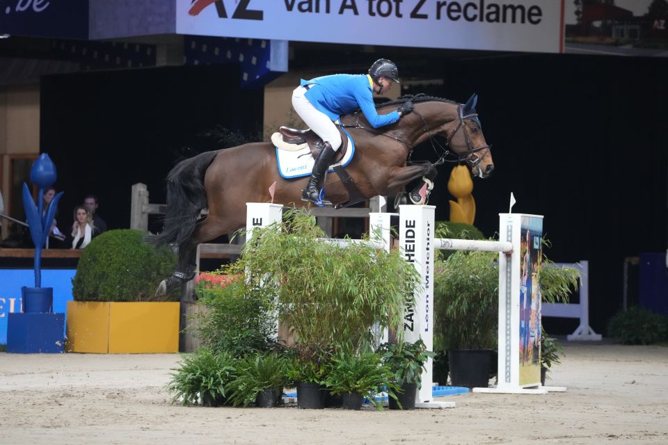 Christian Ahlmann en D’Aganix 2000 Z winnen de Open Sires of the World!