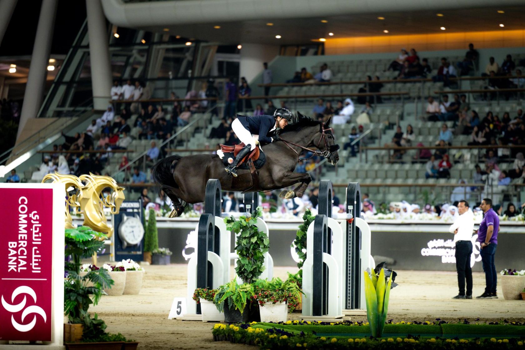 Dexter Fontenis Z jumps to silver in the CSI5* GP of Doha